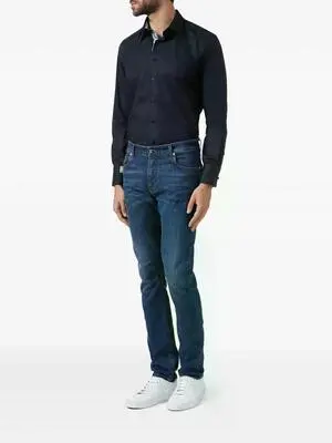 BILLIONAIRE Pattern-trim Shirt