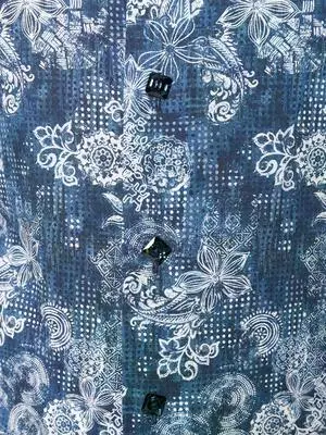 BILLIONAIRE Floral-pattern Shirt - Blue