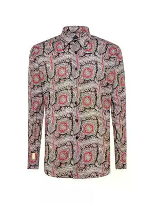 BILLIONAIRE Paisley-print Shirt - Black