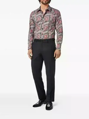 BILLIONAIRE Paisley-print Shirt - Black