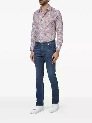 BILLIONAIRE Paisley-print Shirt - White