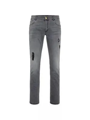 Billionaire Embroidered Jeans For Men
