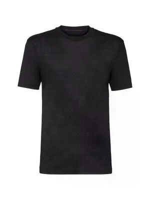 BILLIONAIRE Lion Print Round Neck T-shirt - Black