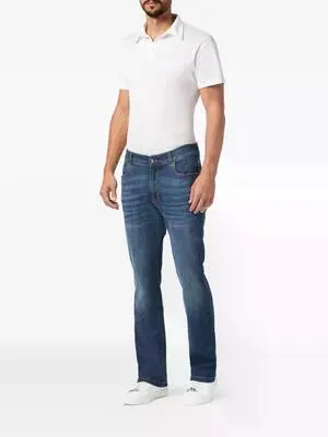 BILLIONAIRE Logo-patch Denim Jeans - Blue