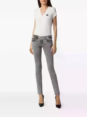 Philipp Plein Slim Fit Jeans - Grey