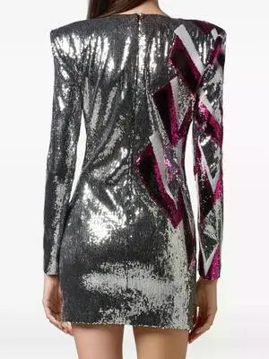 Philipp Plein Sequin Embellished Mini Dress