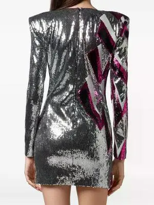 Philipp Plein Sequin Embellished Mini Dress