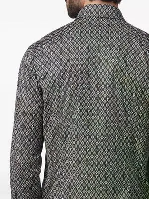 BILLIONAIRE Geometric Long-sleeved Shirt