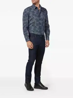 BILLIONAIRE Printed Shirt - Blue