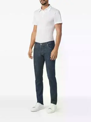 BILLIONAIRE Straight Leg Jeans With Emblems