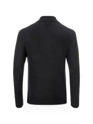 BILLIONAIRE Half-zip Sweater With Logo Detail - Black