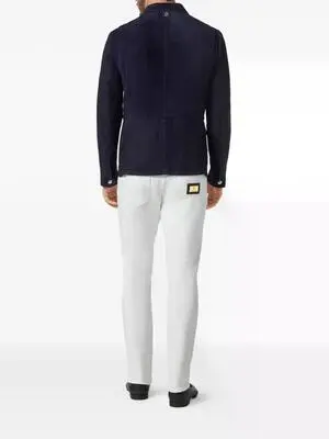 BILLIONAIRE Button-up Suede Jacket