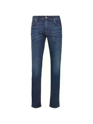 BILLIONAIRE Embroidered Jeans - Blue