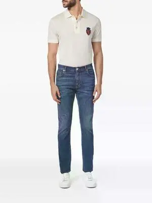BILLIONAIRE Embroidered Jeans - Blue