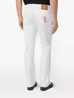 BILLIONAIRE Monogram-embroidered Jeans