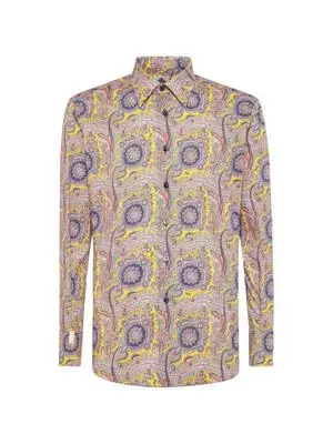 BILLIONAIRE Paisley-print Shirt - Yellow