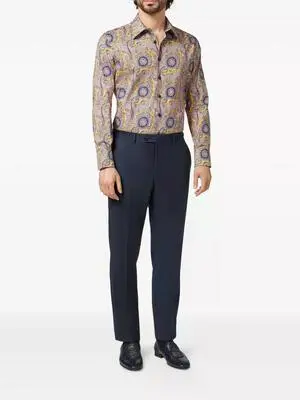 BILLIONAIRE Paisley-print Shirt - Yellow