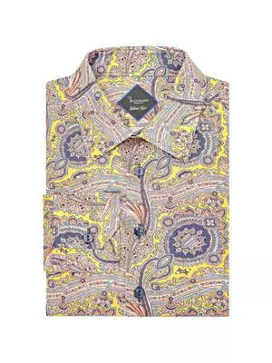 BILLIONAIRE Paisley-print Shirt - Yellow