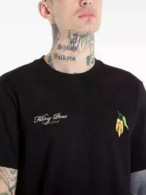 Filling Pieces Pepper Graphic T-shirt - Black