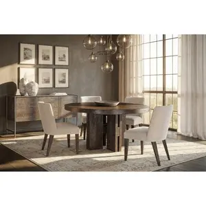 BERNHARDT Outline Wooden Frame Side Chair - B/cassel