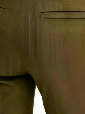 Sisley Cropped Trousers - Green