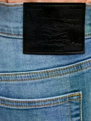 Sisley Logo Patch Jeans