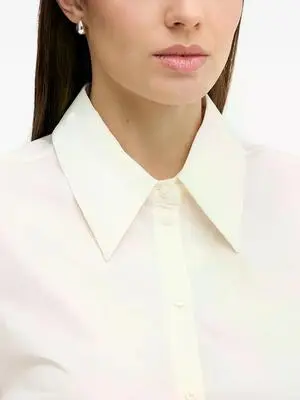 Sisley Puffed-sleeves Gathered Shirt