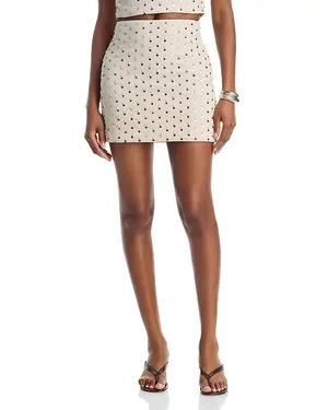 Line & Dot Mini Skirts