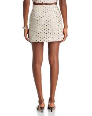 Line & Dot Sunstone Mini Skirt