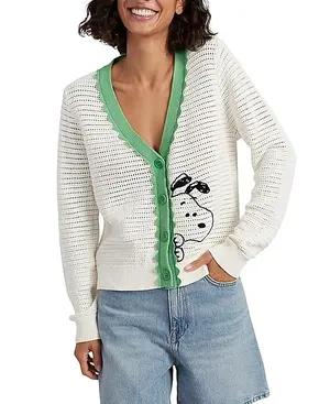 Chinti & Parker Cotton Crochet Cardigan