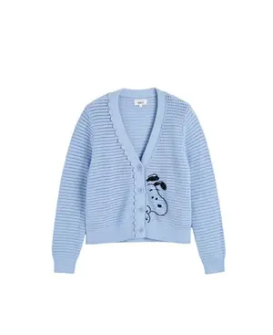 Chinti & Parker Cotton Crochet Cardigan