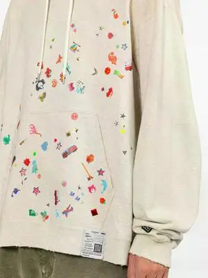 Mihara Yasuhiro Graphic Print Hoodie