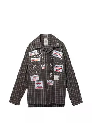 Mihara Yasuhiro All-over Graphic Print Shirt