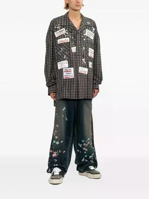 Mihara Yasuhiro All-over Graphic Print Shirt