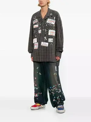 Mihara Yasuhiro All-over Graphic Print Shirt