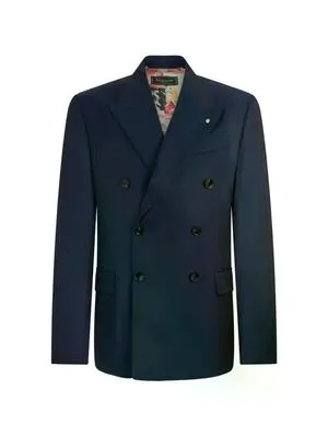 BILLIONAIRE Dandy Double-breasted Blazer - Blue