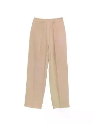 Agnona Pleated Trousers - Neutrals