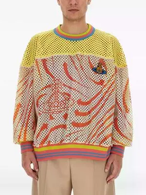VIVIENNE WESTWOOD Printed Mesh Sweatshirt