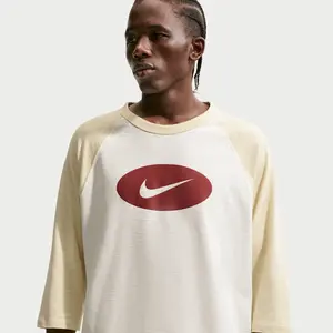 Nike 3/4 Sleeve Raglan Top - Brown