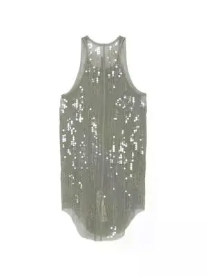 Rick Owens Sequin Embellished Top - Green