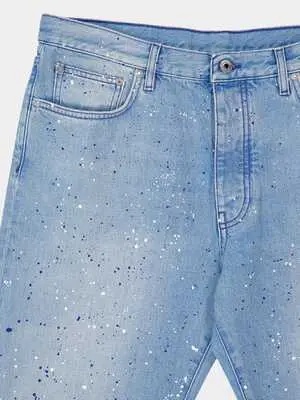 Off-White Relaxed-fit Paint Splatter Jeans