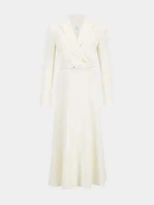 Roland Mouret Tailored Midi Dress - Cream