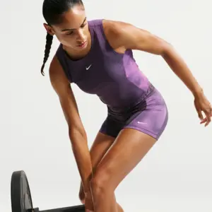 Nike Pro Mid-rise 3" Shorts - Purple