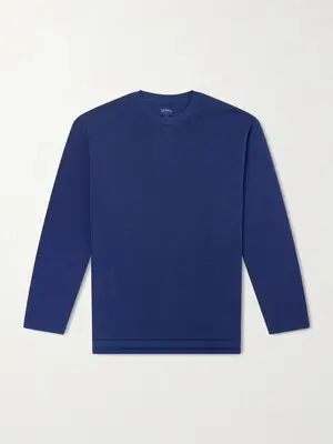 NOAH Cotton-piqué Sweater