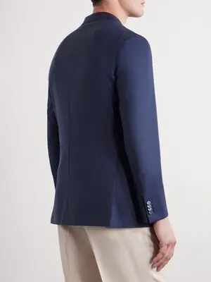 Brioni Double-breasted Wool Suit Jacket