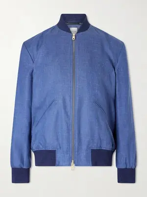 Paul Smith Linen Bomber Jacket