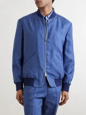 Paul Smith Linen Bomber Jacket