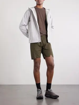 DISTRICT VISION Taslan Straight-leg Nylon Shorts