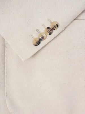 Paul Smith Double-breasted Linen And Cotton-blend Blazer