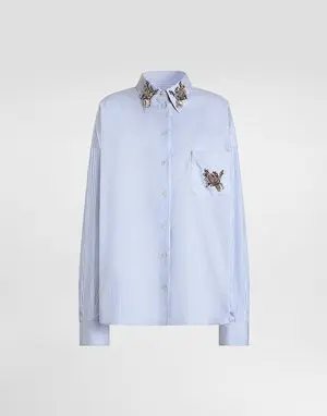 Dolce & Gabbana Striped Poplin Shirt - Multicolor